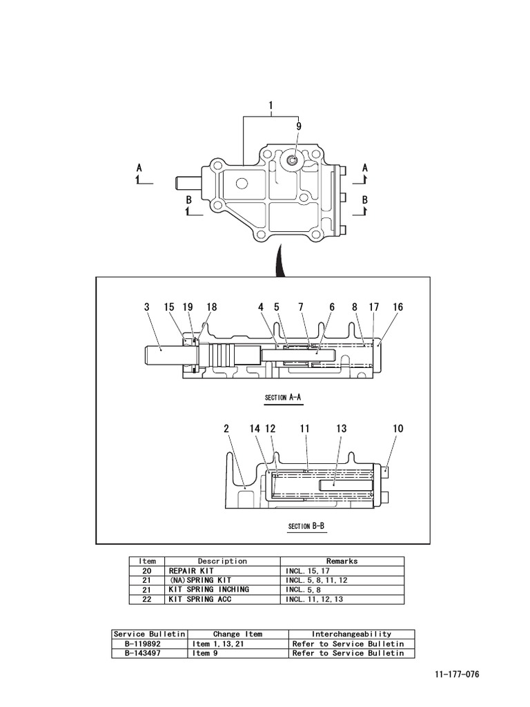 Control Valve Assembly Parts List | PDF | Valve | Engines