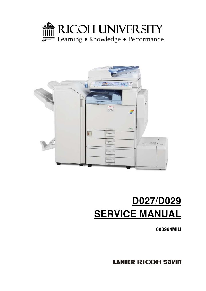 Ricoh Aficio MP C4000 5000 | PDF | Image Scanner | Computing