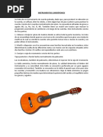 Instrumentos Musicales Autóctonos de Honduras | PDF | Instrumentos ...