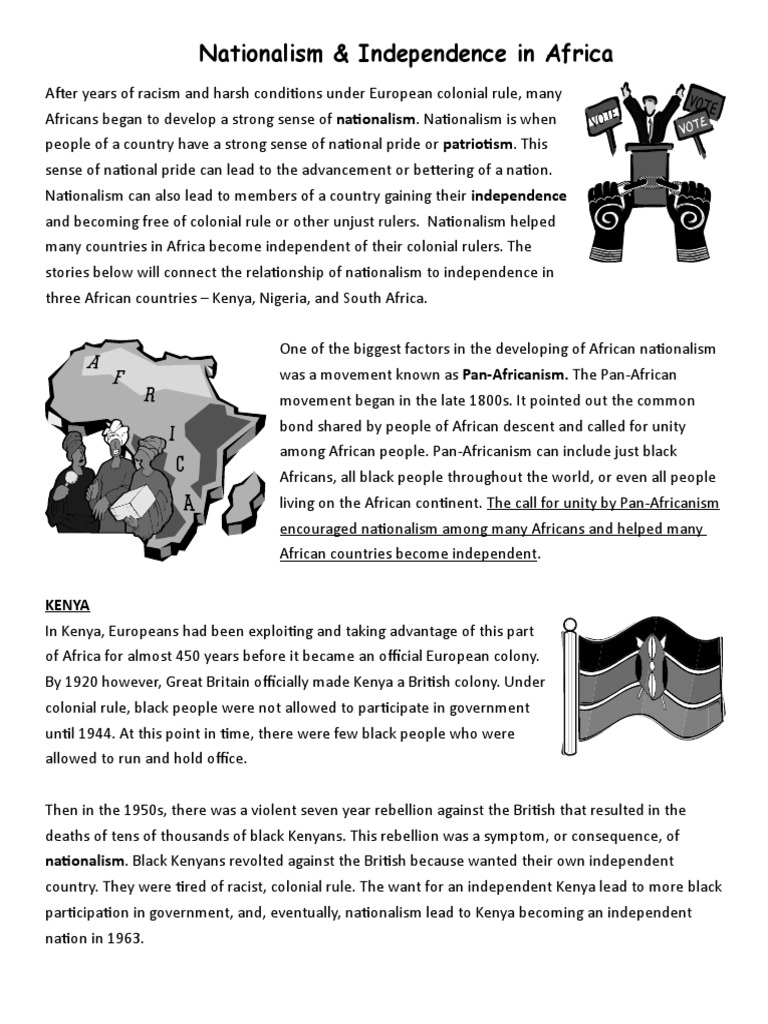 Independence-Movement - S-Africa-Kenya-Nigeria-2 3 2 | PDF | Apartheid ...