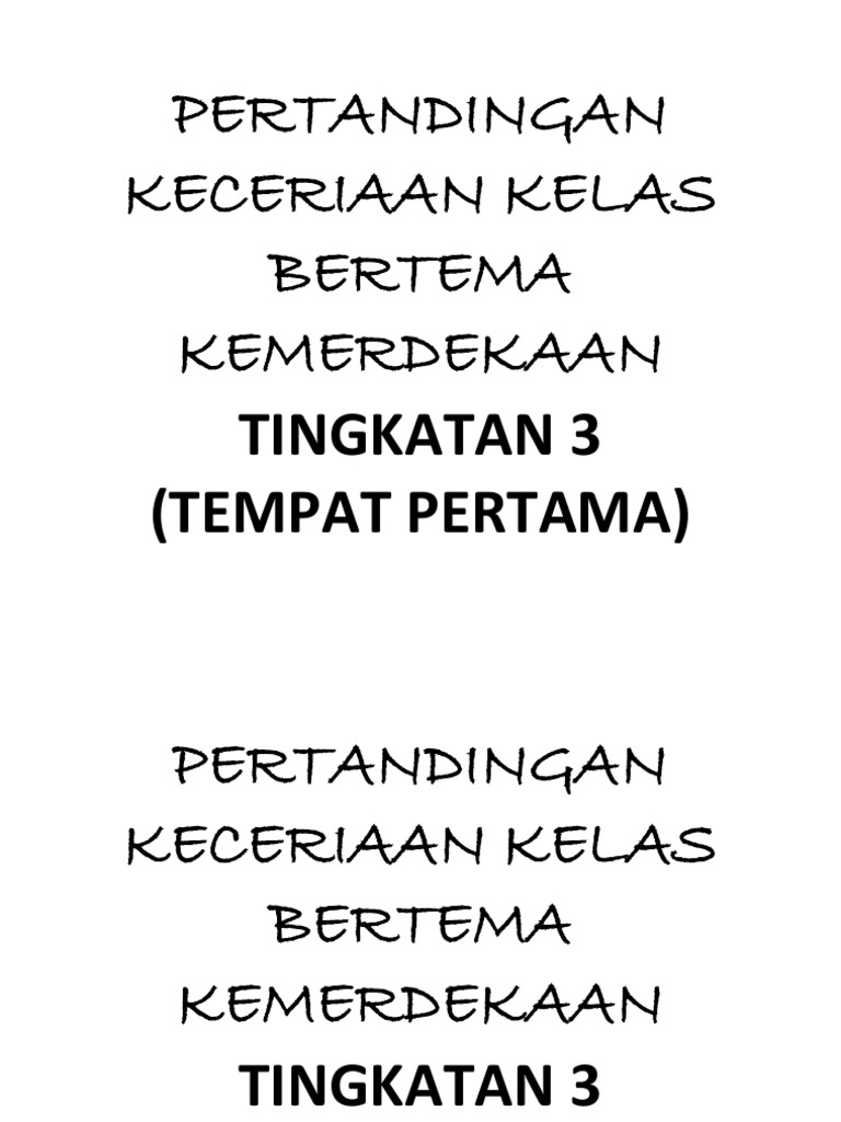 Label Hadiah | PDF