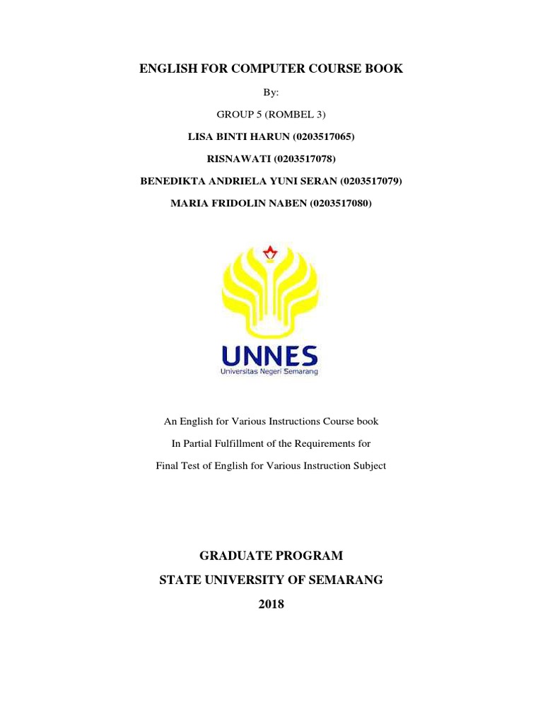 English For Computer Course Book | Download Free PDF | Computer Data ...