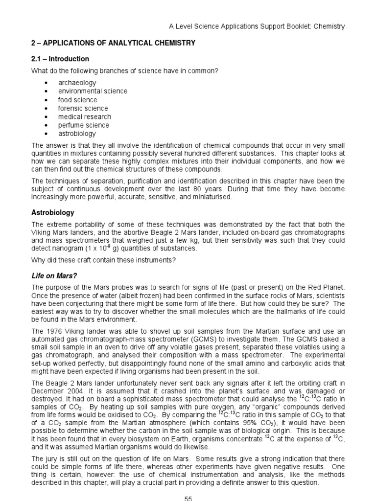 Chemistry A-Level 9701 - Nos - As - 3 | PDF