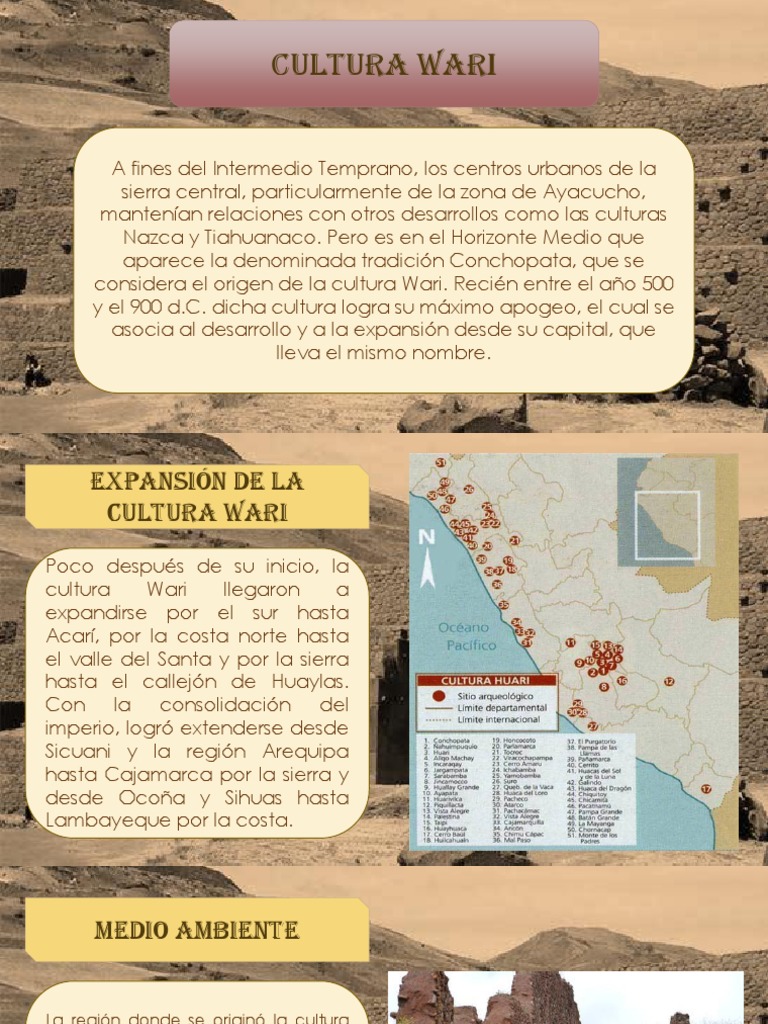 Cultura Wari: Orígenes y Arquitectura | PDF | Arqueología | Cultura ...