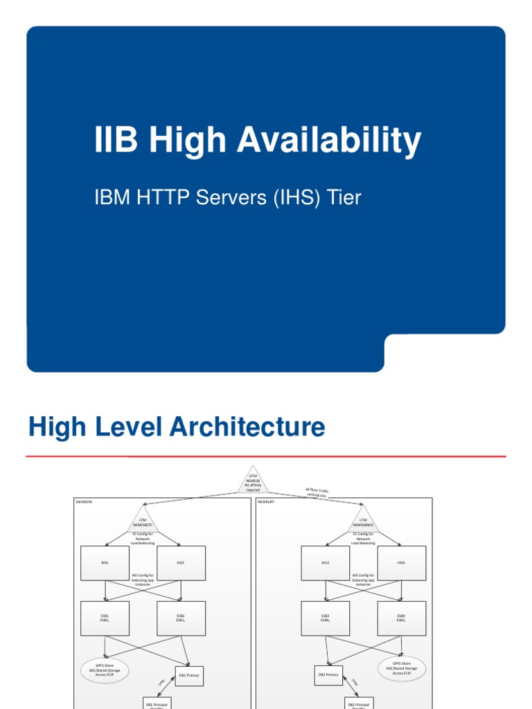 IIB & IHS High Availability | PDF | Hypertext Transfer Protocol | Web ...