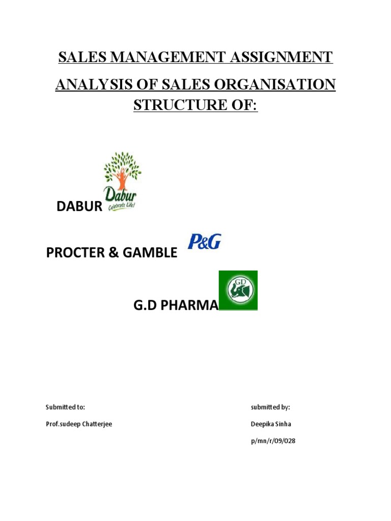 Sales Management Assignment | PDF | Procter & Gamble | Innovation
