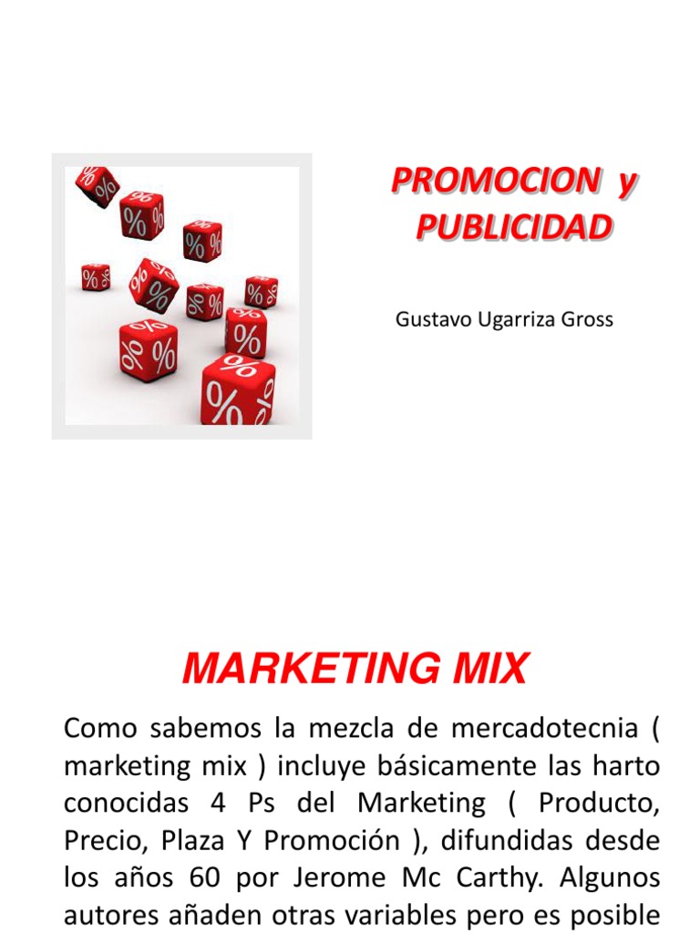 Publicidad y Promocion | PDF | Marketing | Publicidad