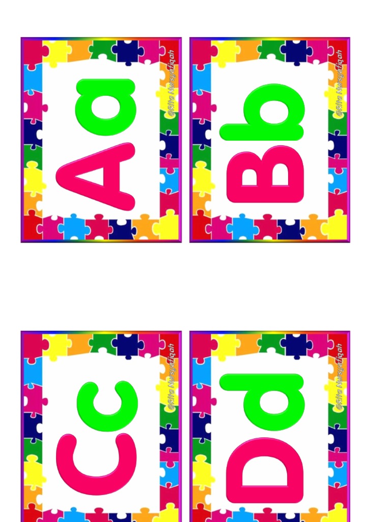 ABC Edisi Warna Dan Jimat Ink (Tracing Alphabets) PDF | PDF