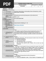 Semi-Detailed Lesson Plan Heat | PDF | Heat Transfer | Heat