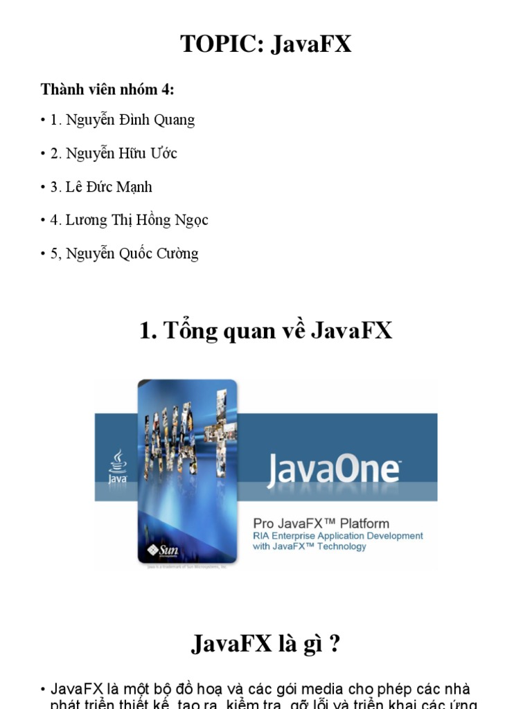 Thuyet Trinh JavaFX | PDF