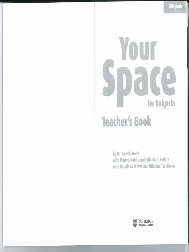 Your Space For BG Year 5 TB | PDF