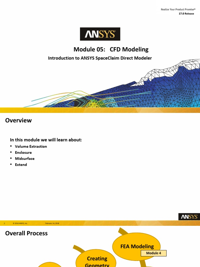 SCDM-Intro 17.0 Module05 CFD Modeling | PDF | Volume | Areas Of Computer Science