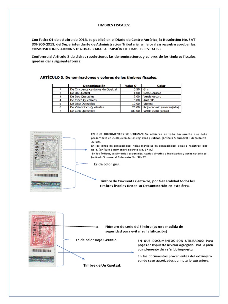 Timbres Fiscales | PDF | Gobierno