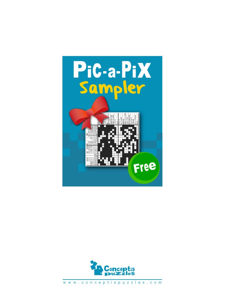 Pic-a-Pix Puzzle Sampler Guide | PDF | Puzzles | Games Of Mental Skill