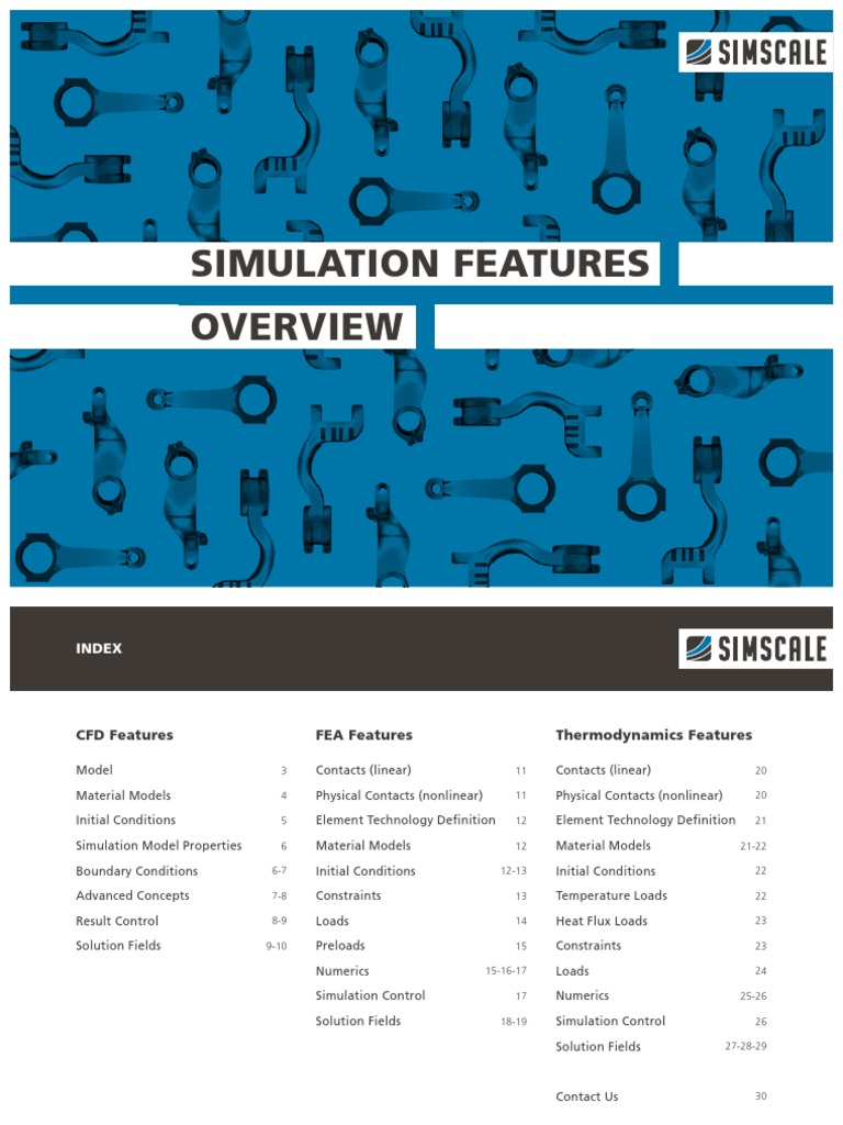 SimScale Simulation Features Overview PDF | PDF | Friction ...