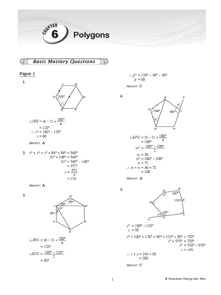 Polygons | PDF | Polytopes | Geometric Objects
