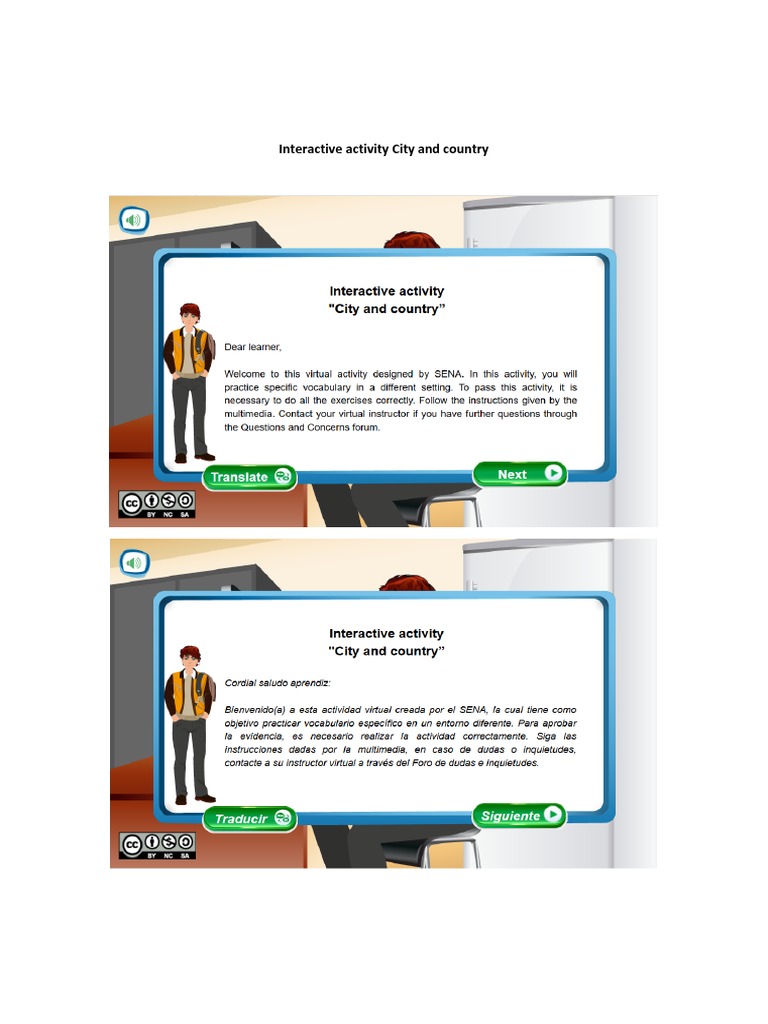 Interactive Activity City and Country | PDF