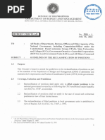 DBM Position Classification Guidelines | PDF | Government | Business