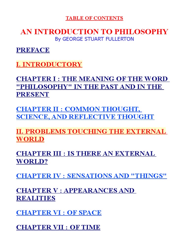 An Introduction To Philosophy | PDF | Science | Mind