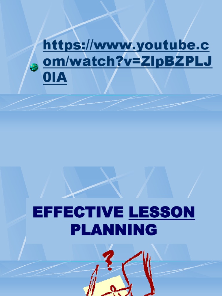 Effective Lesson Planning Strategies | PDF | Lesson Plan | Teachers