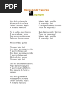 Letra de Cielito Lindo - Pedro Infante | PDF