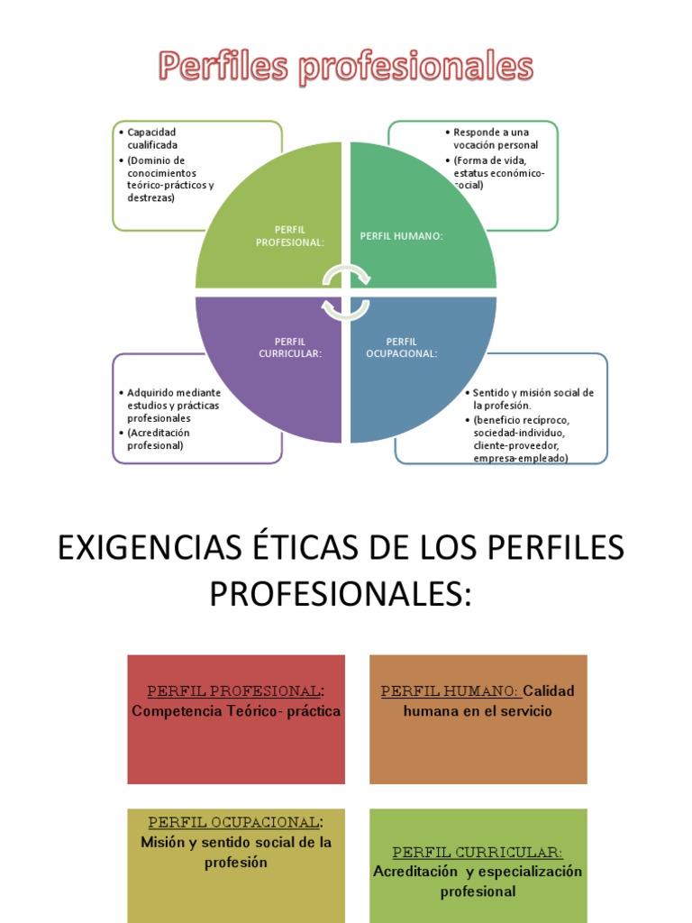 Perfiles profesionales