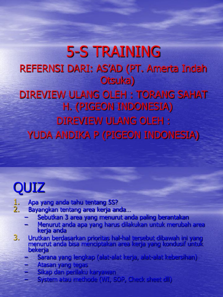 Implementasi Sistem 5s | PDF