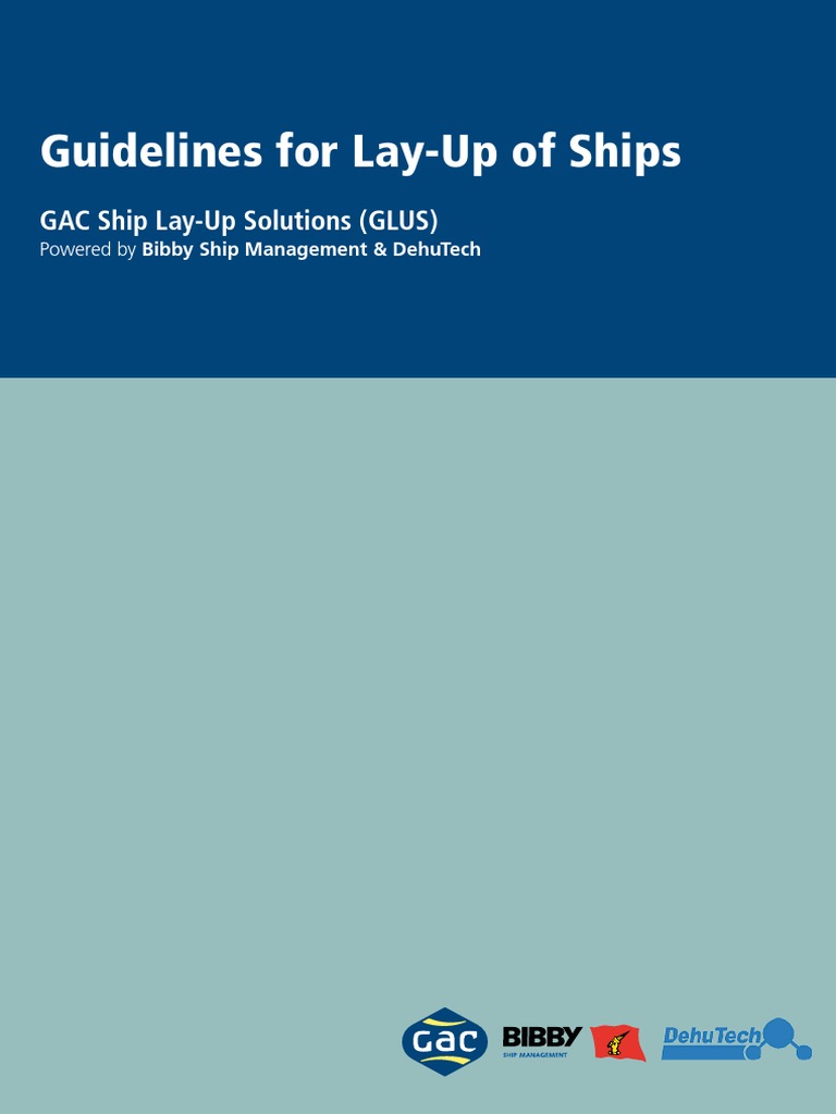 Guidelines for Ship Lay-Up Procedures | PDF | Internal Combustion ...