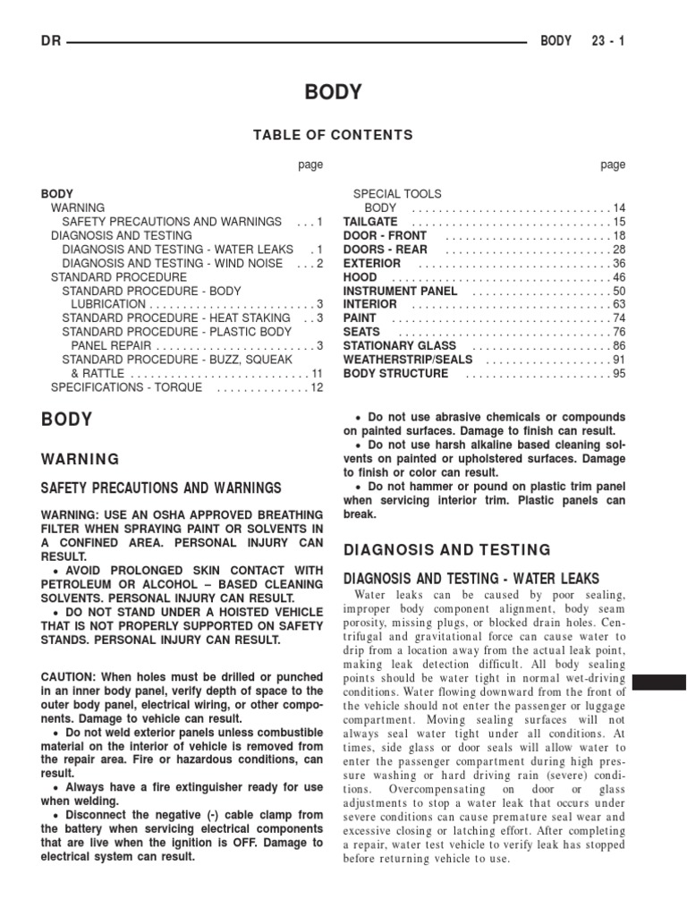 Body | PDF | Leak | Adhesive