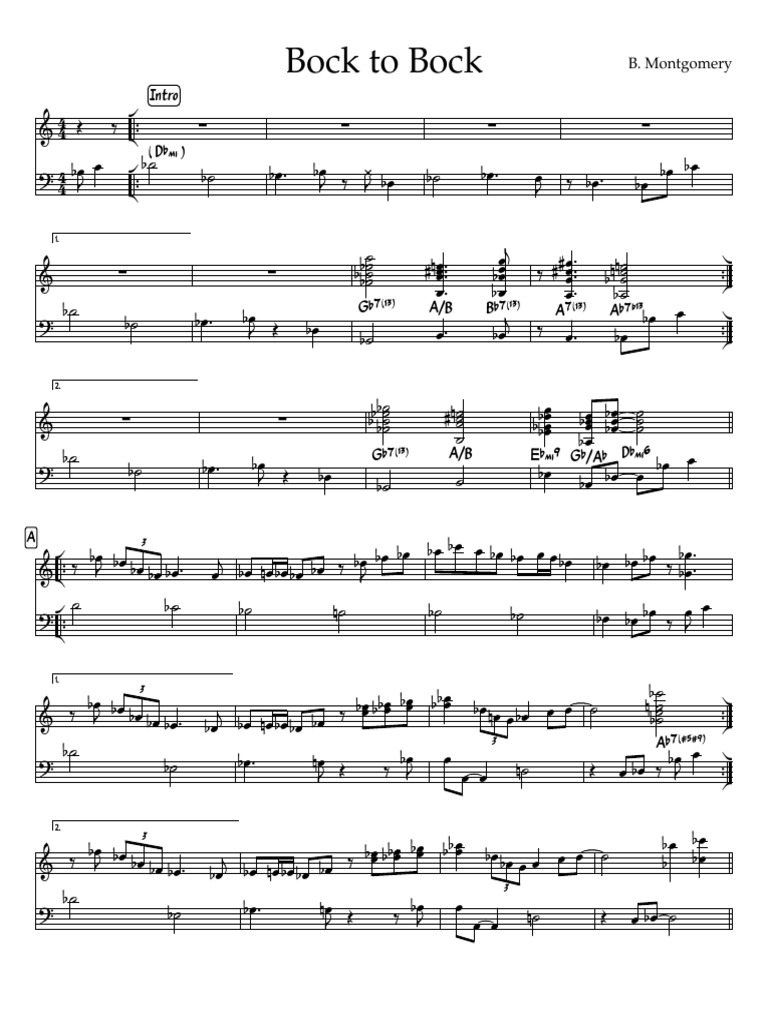 B. Montgomery - Bock To Bock | PDF
