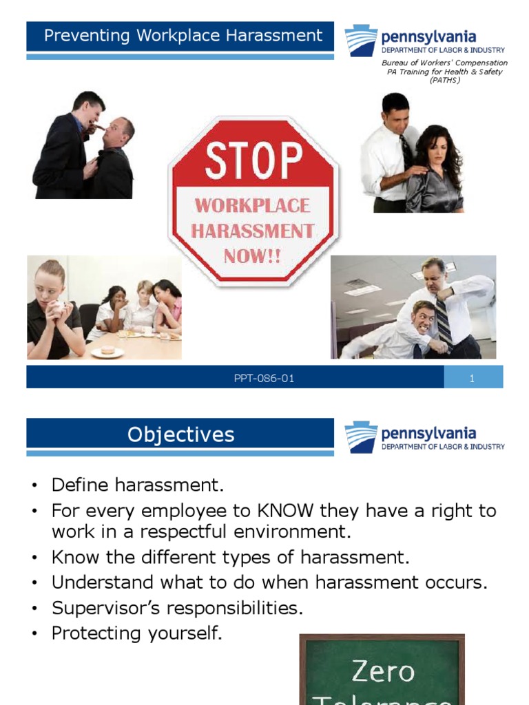 Workplace Harassment Prevention Guide | PDF | Harassment | Hostile Work ...