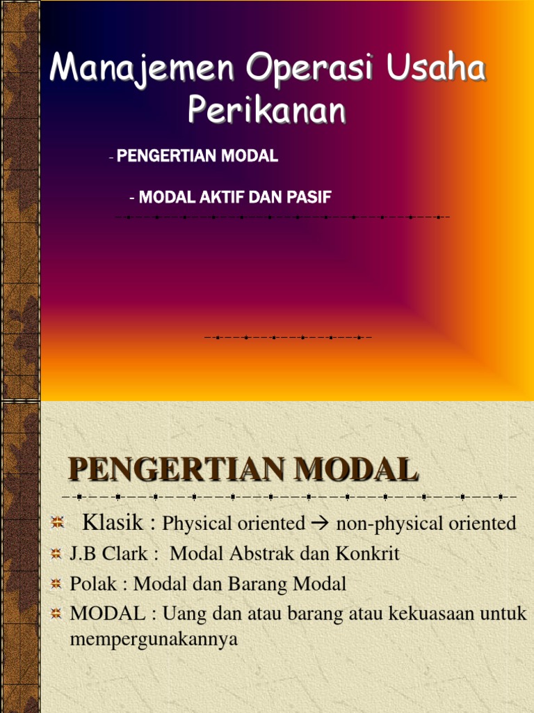 Modal Usaha | PDF
