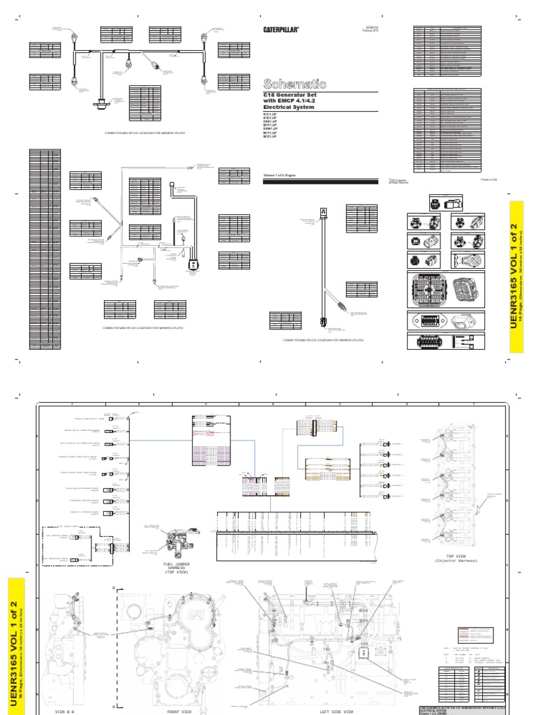 Cat C18 With Emcp 4 | PDF | Fuel Injection | Power Supply