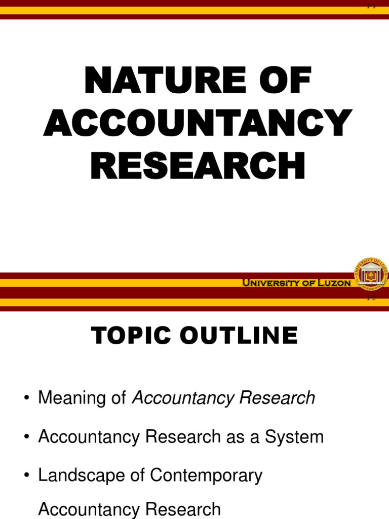 Understanding Accountancy Research | PDF | System | Accounting