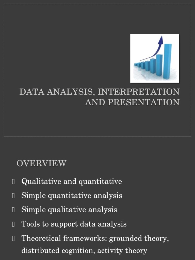 Data Analysis, Interpretation and Presentation | PDF | Data Analysis ...