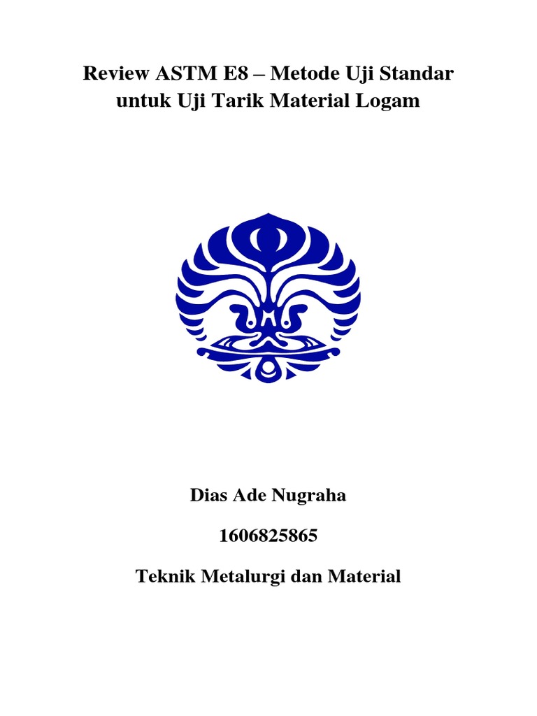 Review Astm - E8 | PDF