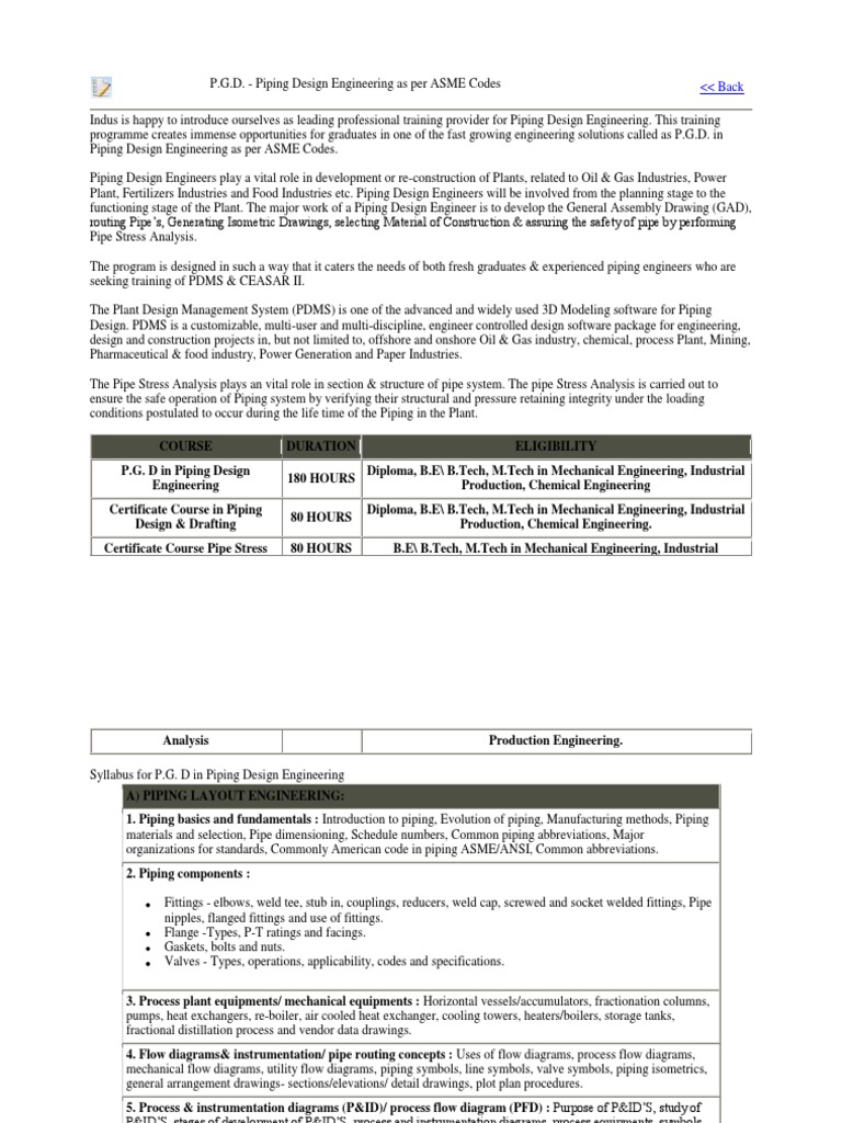 Piping Design | PDF | Pipe (Fluid Conveyance) | Mechanical Engineering
