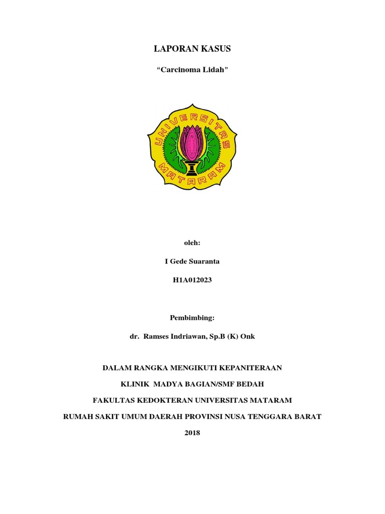 Lapsus CA Lidah | PDF