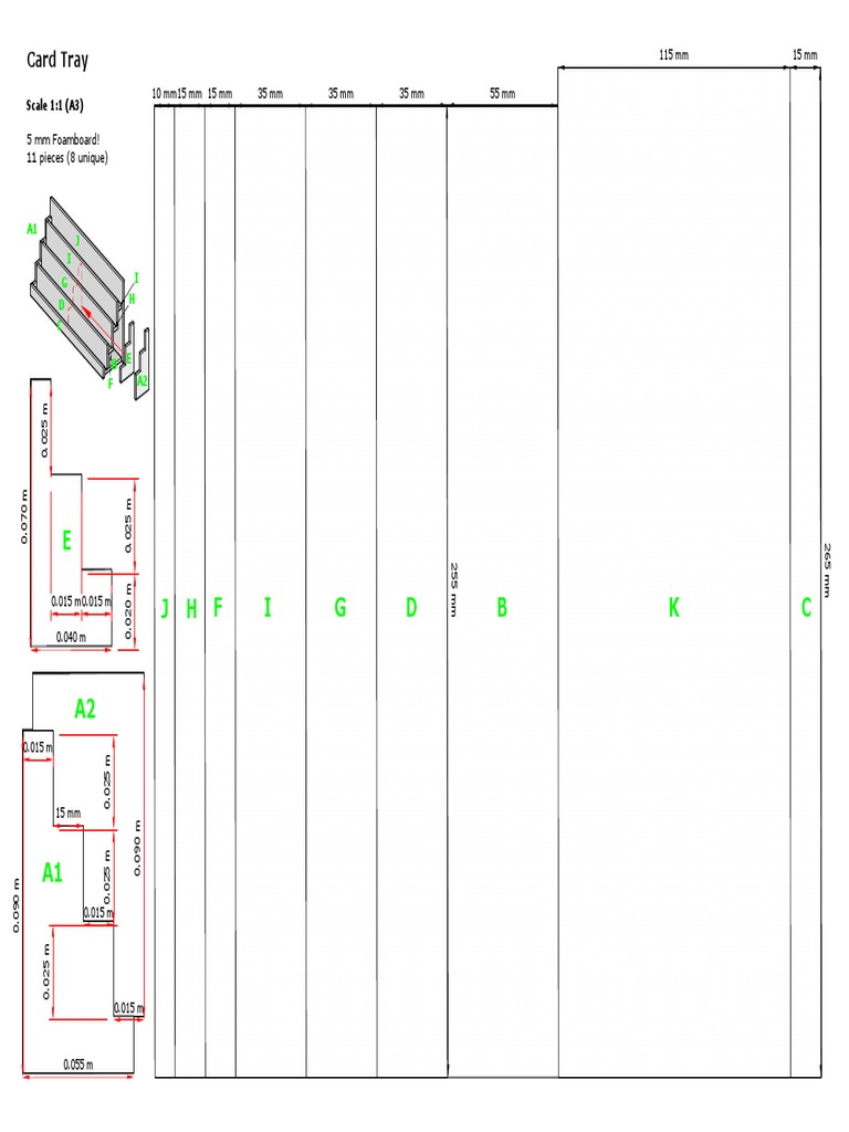 Tray Drawing PDF | PDF