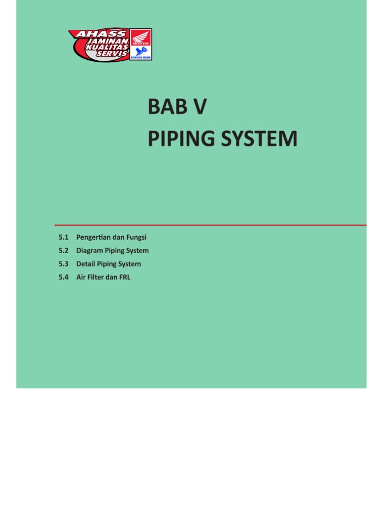 Piping System Ahass | PDF