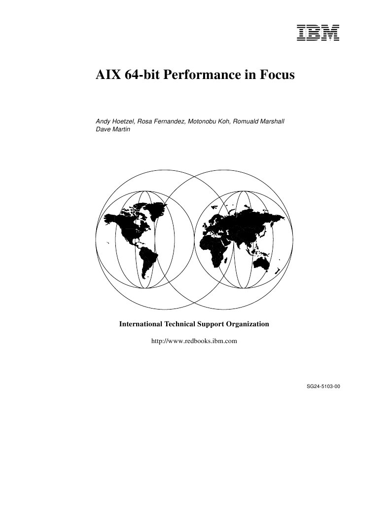 AIX 64bit Performance in Focus - sg245103 | PDF | 64 Bit Computing | Integer (Computer Science)