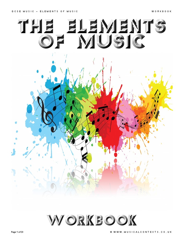 GCSE Elements of Music Workbook | Rhythm | Sheet Music | Free 30-day ...