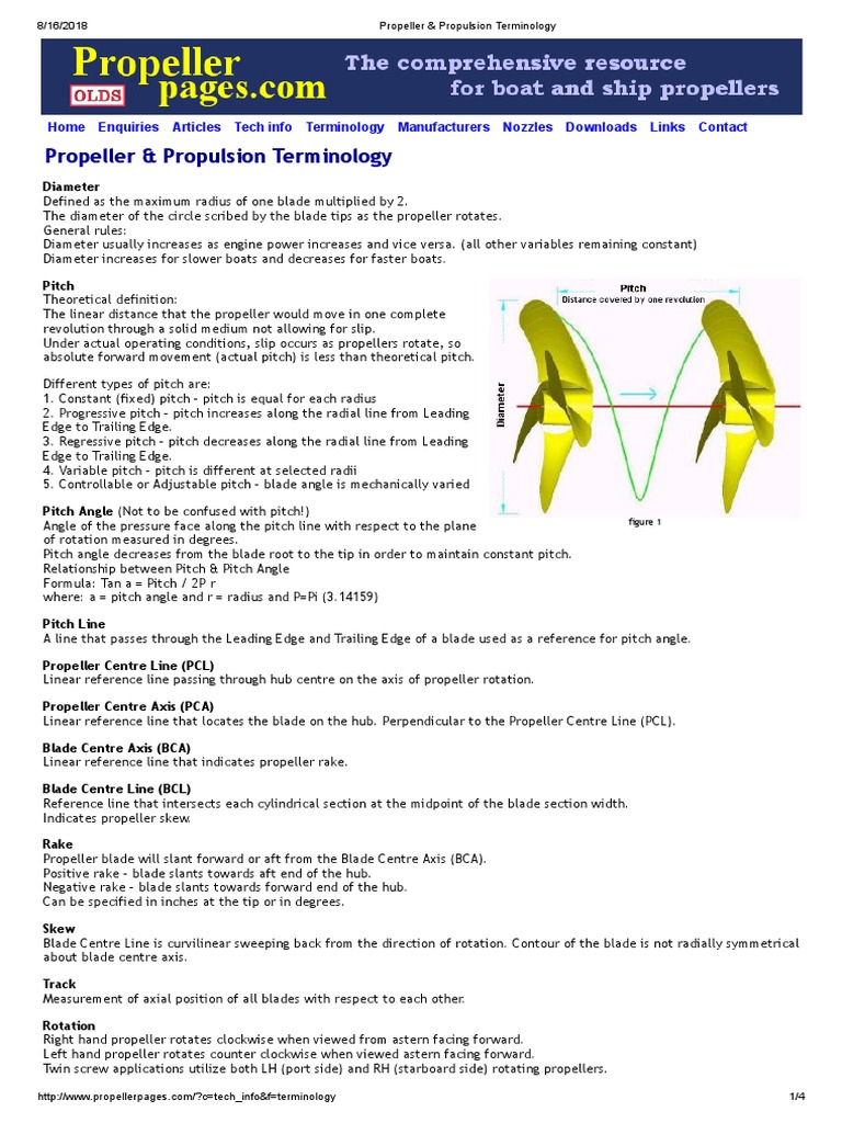 Proprller Terminology | PDF | Propeller | Angle