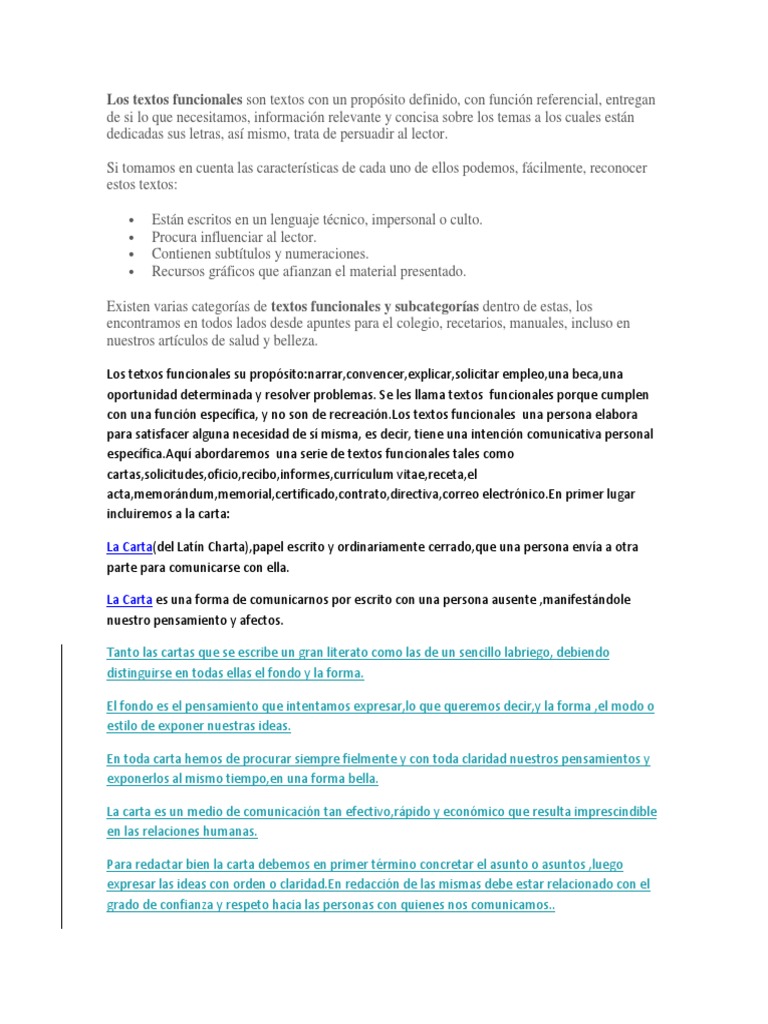 Los Textos Funcionales | PDF | Medios de comunicación) | Comunicación