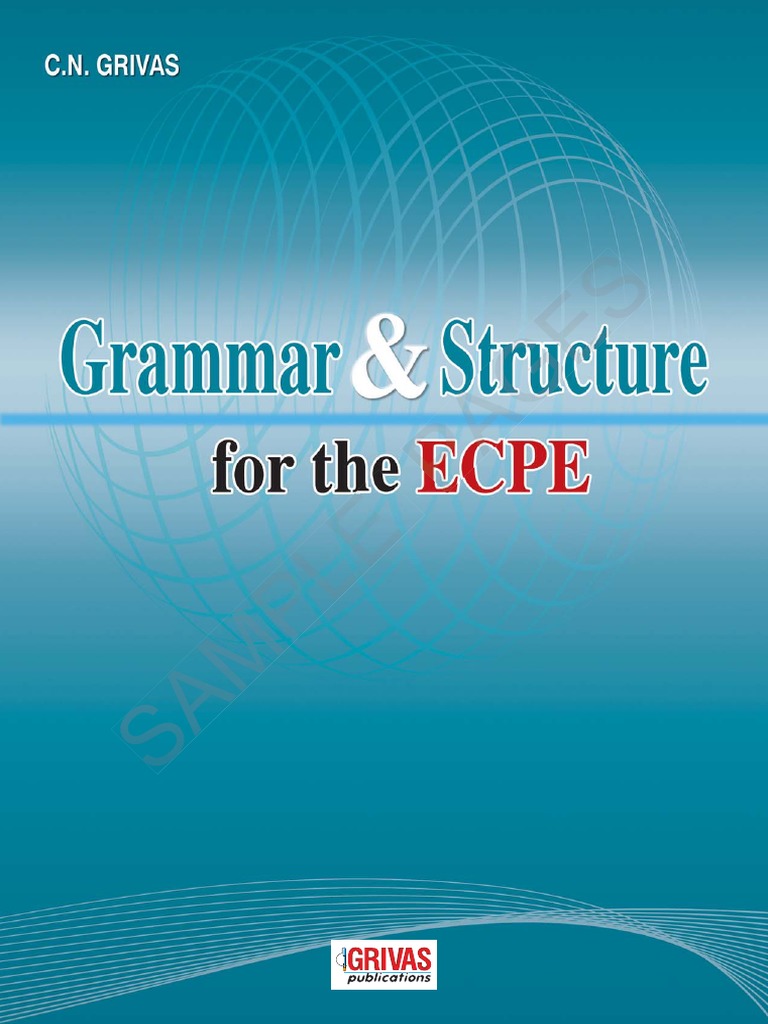 Grammar Structure ECPE Book | PDF | Plural | Philology