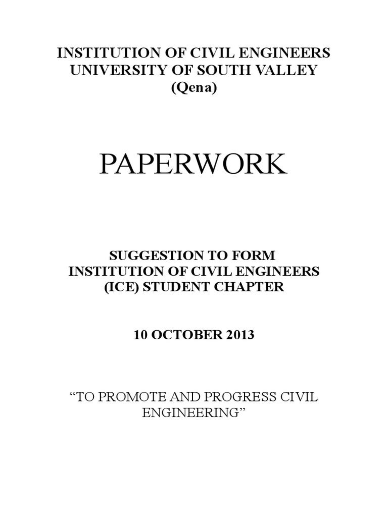 ICE Student Chapter Proposal | PDF | Board Of Directors | Committee