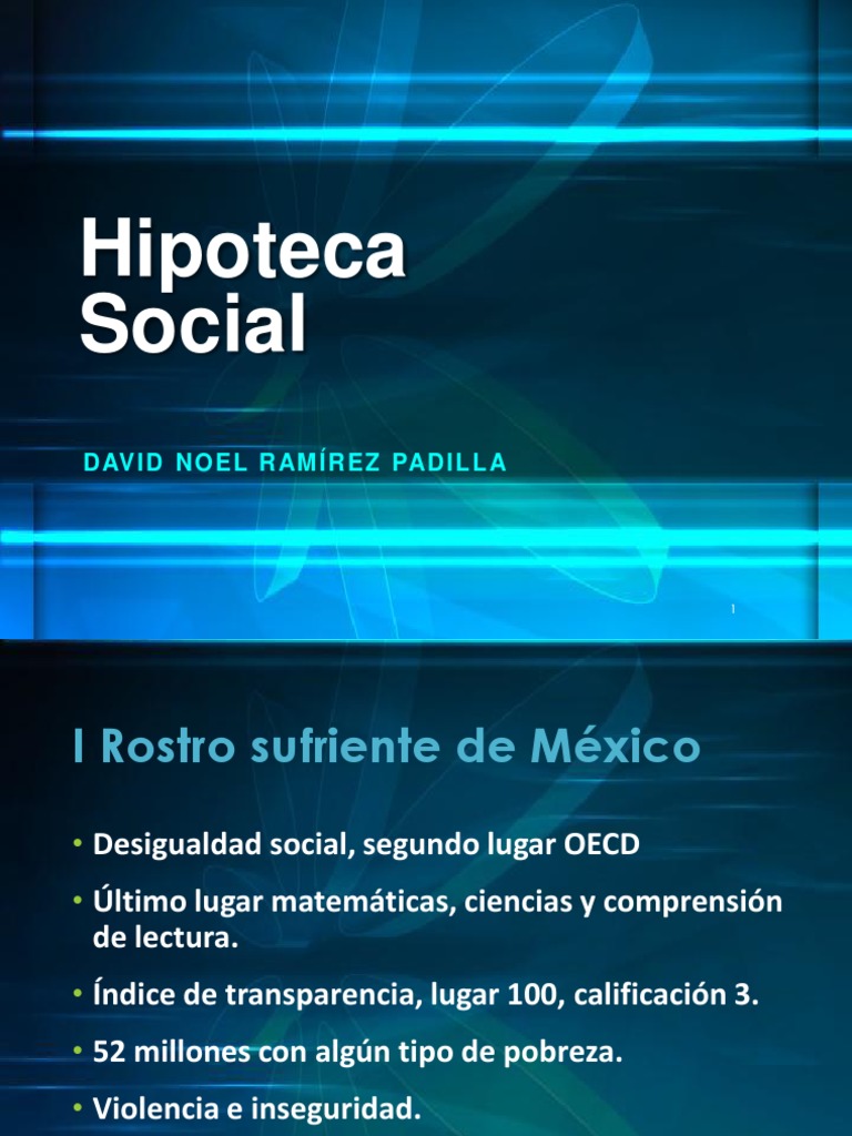 La Obligación de Pagar la Hipoteca Social | PDF | México | Ciudadanía