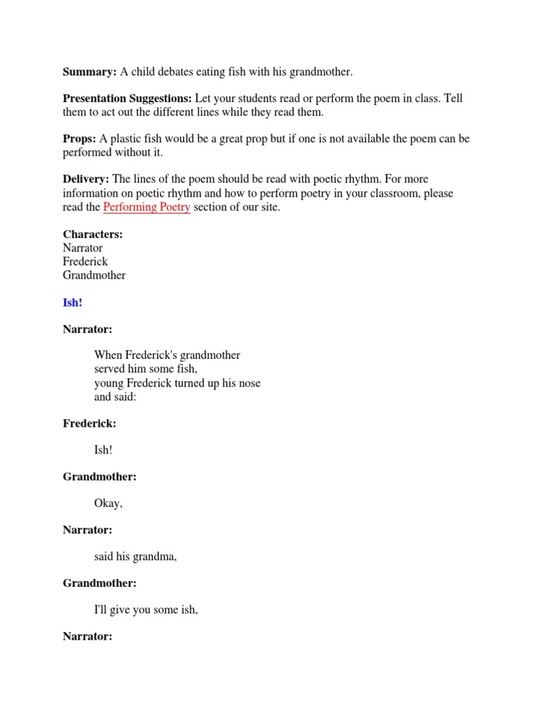 Performing Poetry | PDF | Poetry