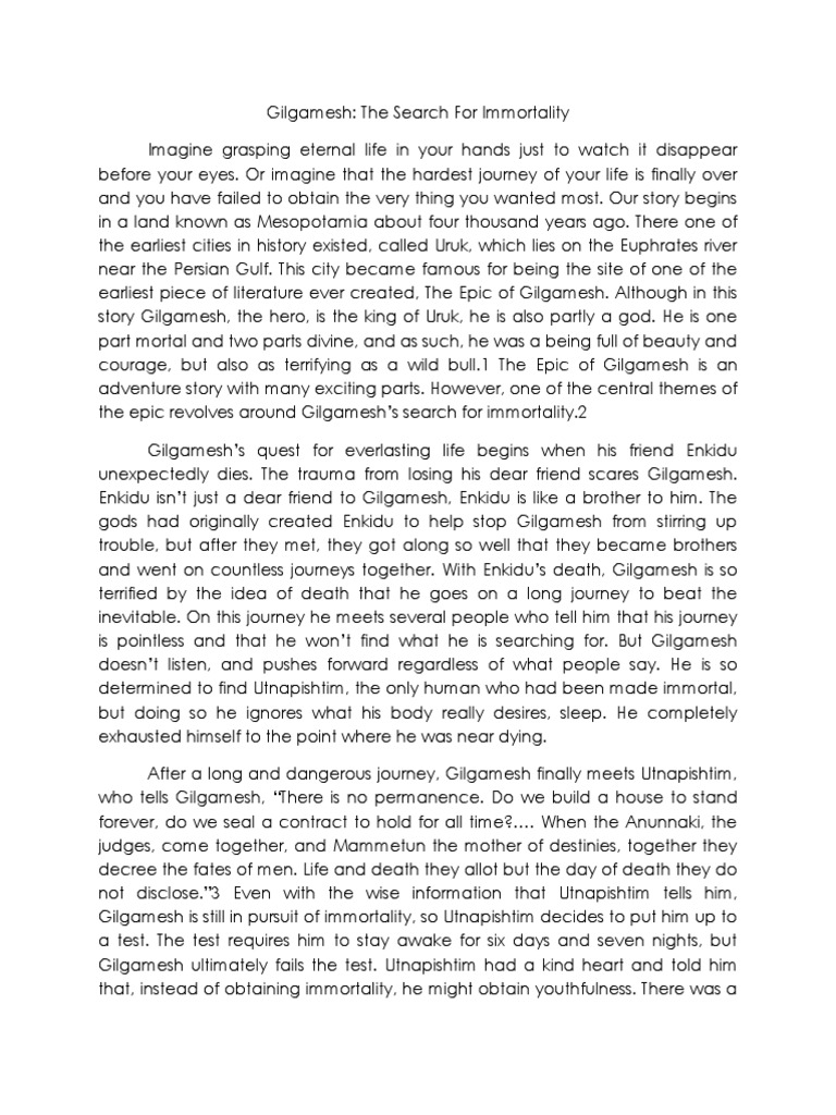 Epics | PDF | Epic Of Gilgamesh | Beowulf