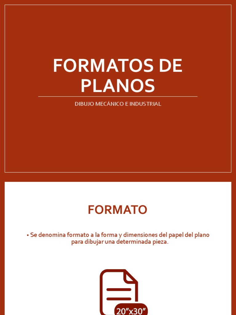 Formatos de Planos | PDF | Enseñanza de matemática